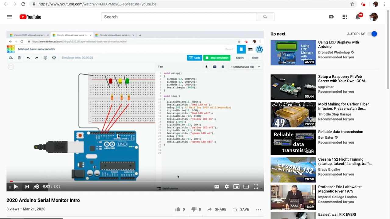 2020 Basic Arduino Serial Monitor Assigment - YouTube