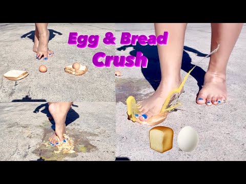 Outdoor Egg & Bread Crush🥚🍞 - YouTube