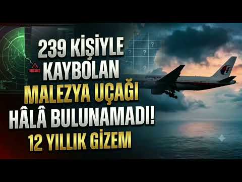 239 Kişiyle Kaybolan Malezya Uçağı Hâlâ Bulunamadı ‼️