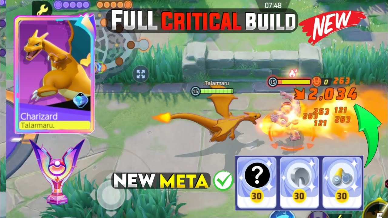 New Charizard Full Critical Build is totally Broken! Abnormal Damage ...