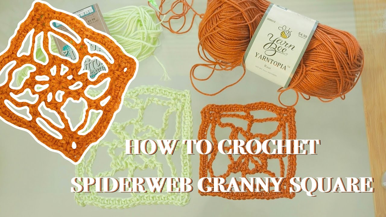 Spiderweb Granny Square Tutorial (sorta beginner friendly) - YouTube