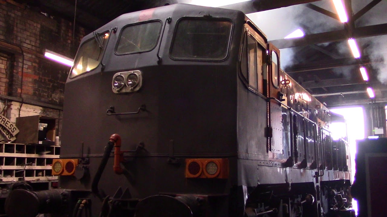 Ex IE 141 Class loco 142 - Cold Start - Whitehead 11/2/18 - YouTube