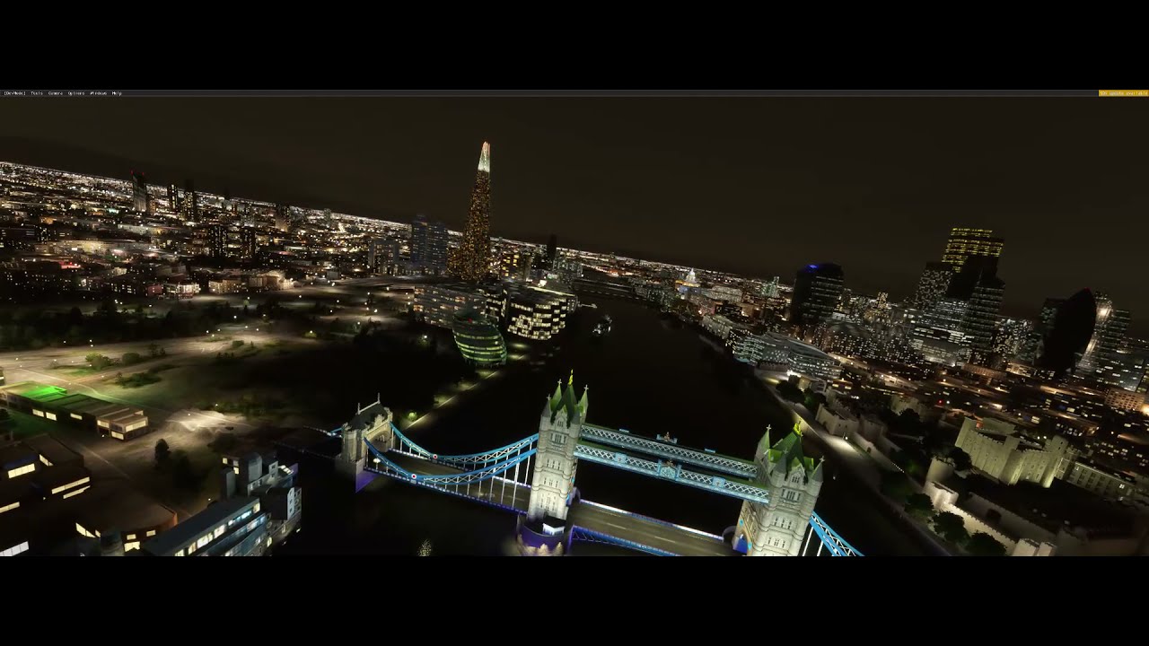 BRIAN DJI , NIGHT FLIGHT OVER CITY OF LONDON WITH MARIO IN CHARGE ...