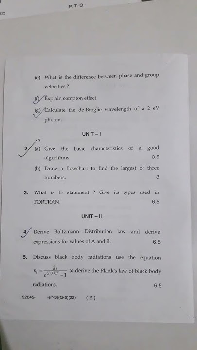 physics optional 4th sem question paper of bsc chemistry honours - YouTube