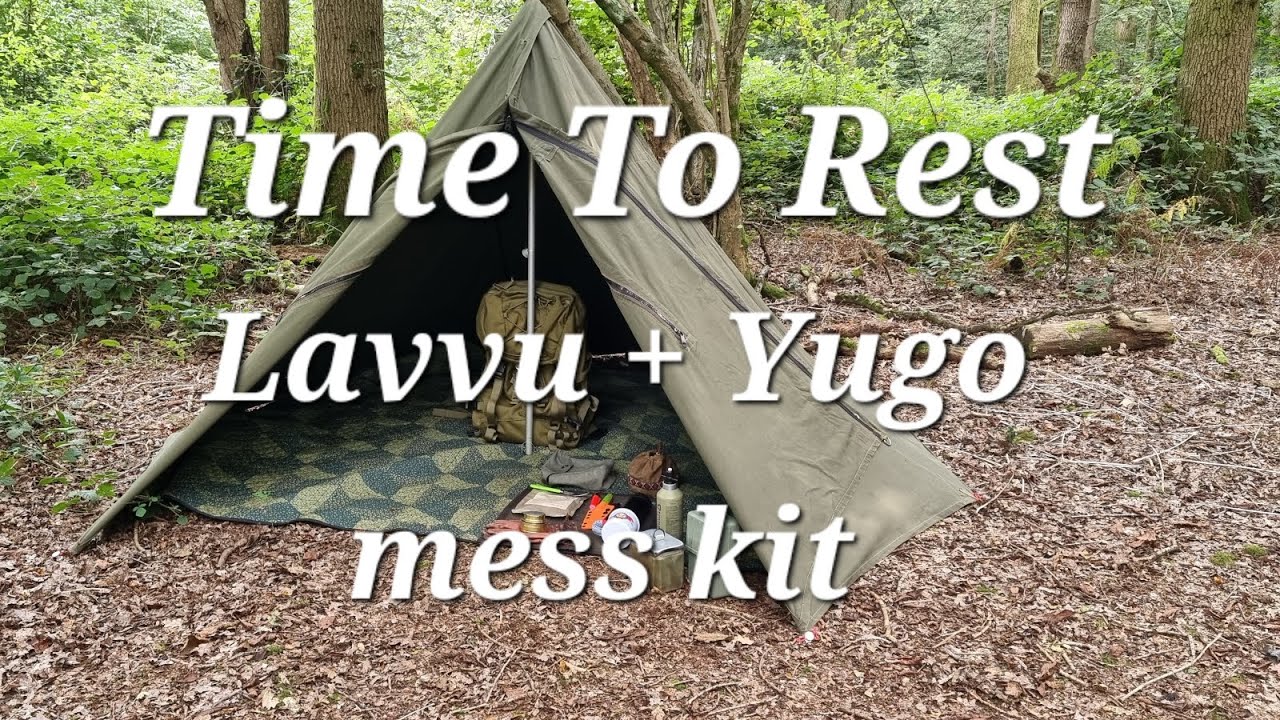 TIME TO REST | LAVVU AND YUGO MESS KIT | BASIC KIT CAMP | LAVVU CAMP ...