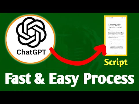 Write A Perfect Script with ChatGPT: Fast and Easy Scriptwriting Tips - YouTube