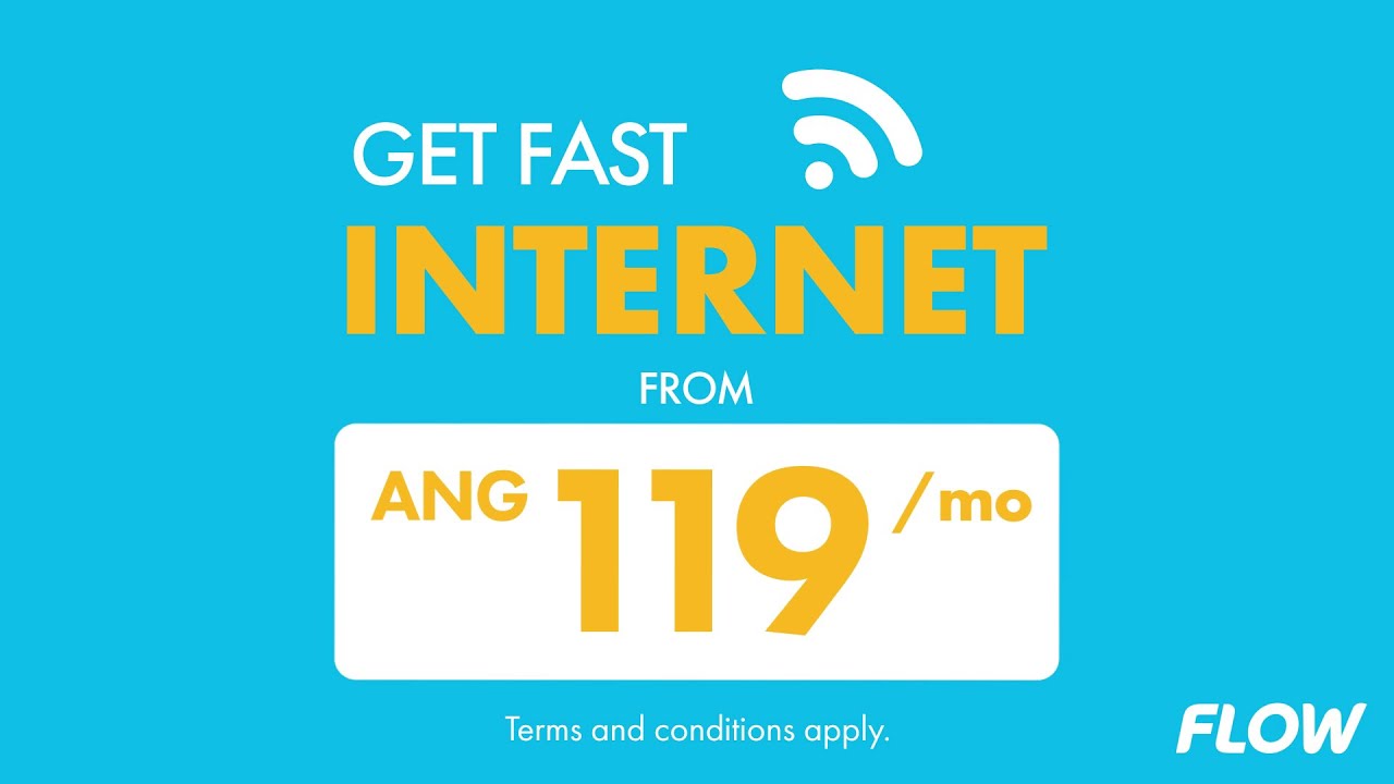 Flow Curacao - Internet 100 plan - YouTube