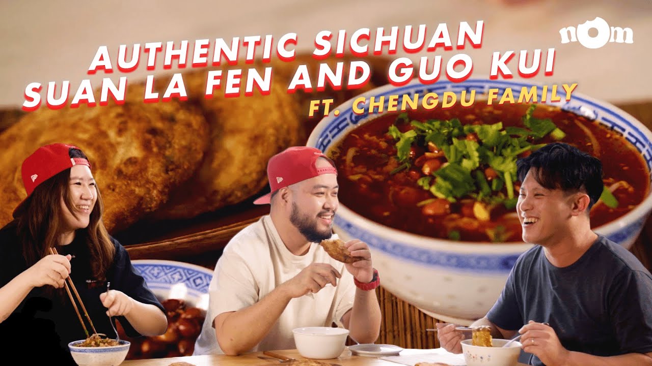 Spiciest Breakfast Ever?! Recreating Suan La Fen & Guo Kui ft. Chengdu ...