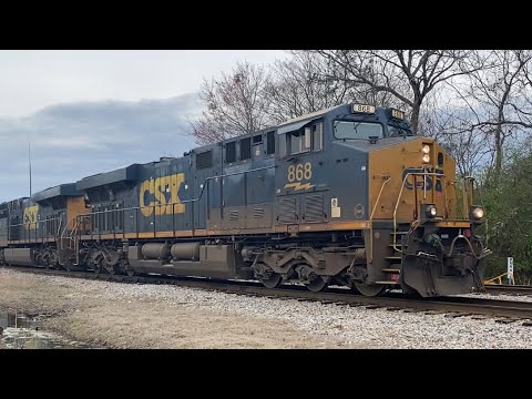 Catching CSX L620 Twice in 1 Mile - YouTube