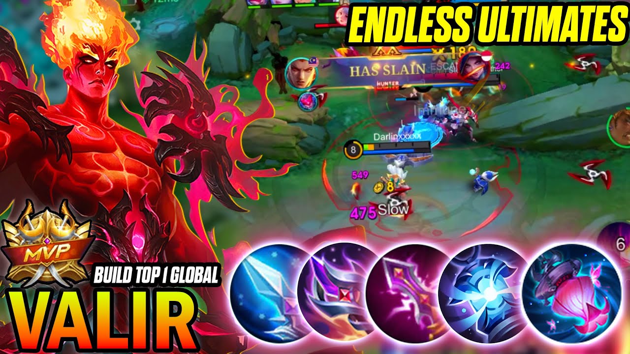 VALIR NEW BEST HYBRID BUILD VALIR GAMEPLAY - Build Top 1 Global VALIR ...
