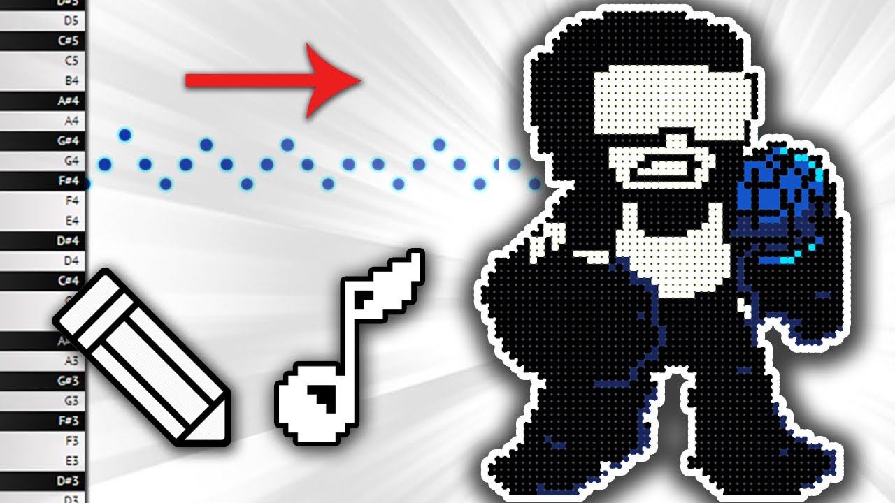 What Tankman Sounds Like on Piano - Draw and Listen - MIDI Art - How To ...