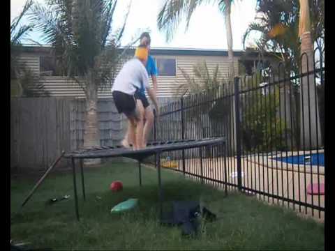 Backyard Trampoline Wrestling Night Of Love First Blood Match For The ...
