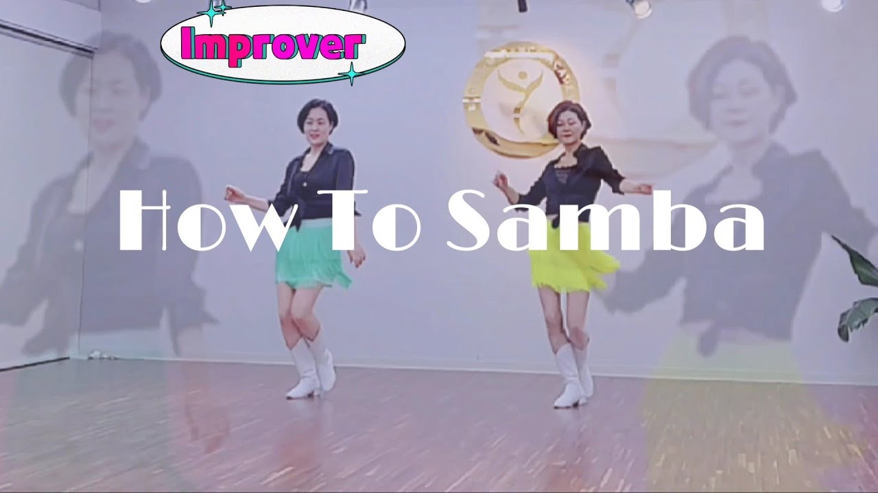 [블라썸]How To Samba-Line dance||하우 투 삼바 라인댄스 - YouTube