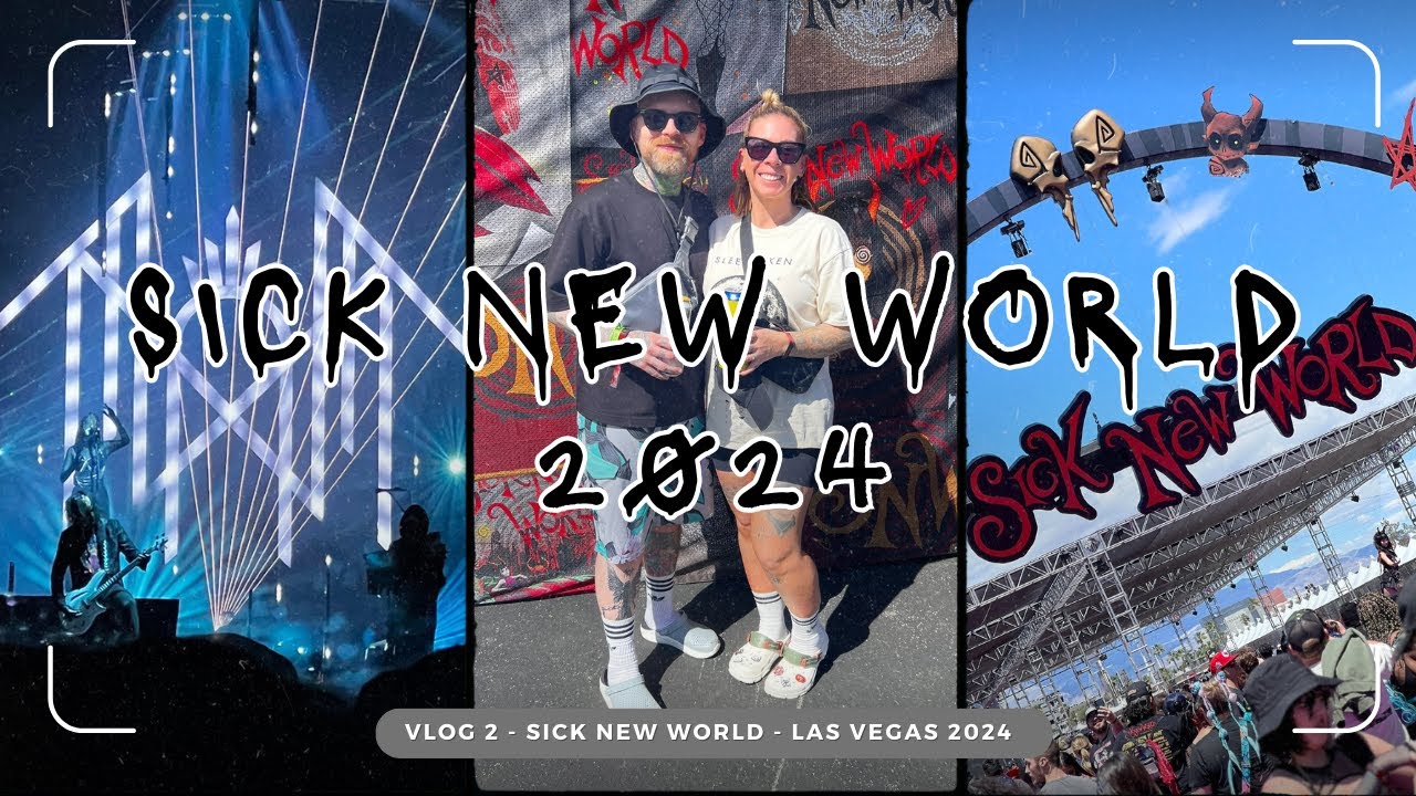 SICK NEW WORLD FESTIVAL 2024 VLOG - LAS VEGAS - OUR DAY OUT AND FULL ...