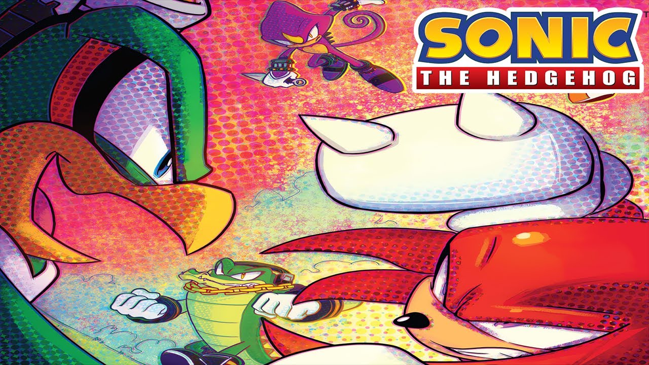 Sonic IDW 66 Knuckles Chaotix versus Babylon Rogues - YouTube