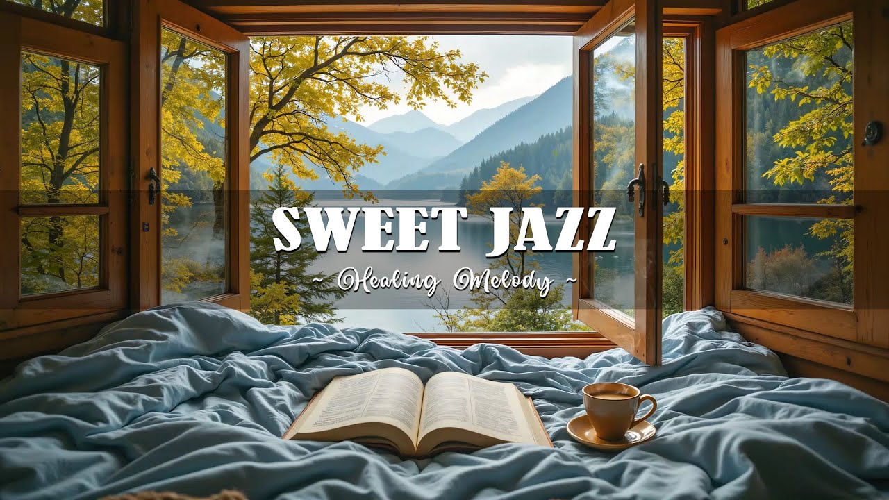 Autumn Jazz - Relax by the window with a soothing lake view and music ...