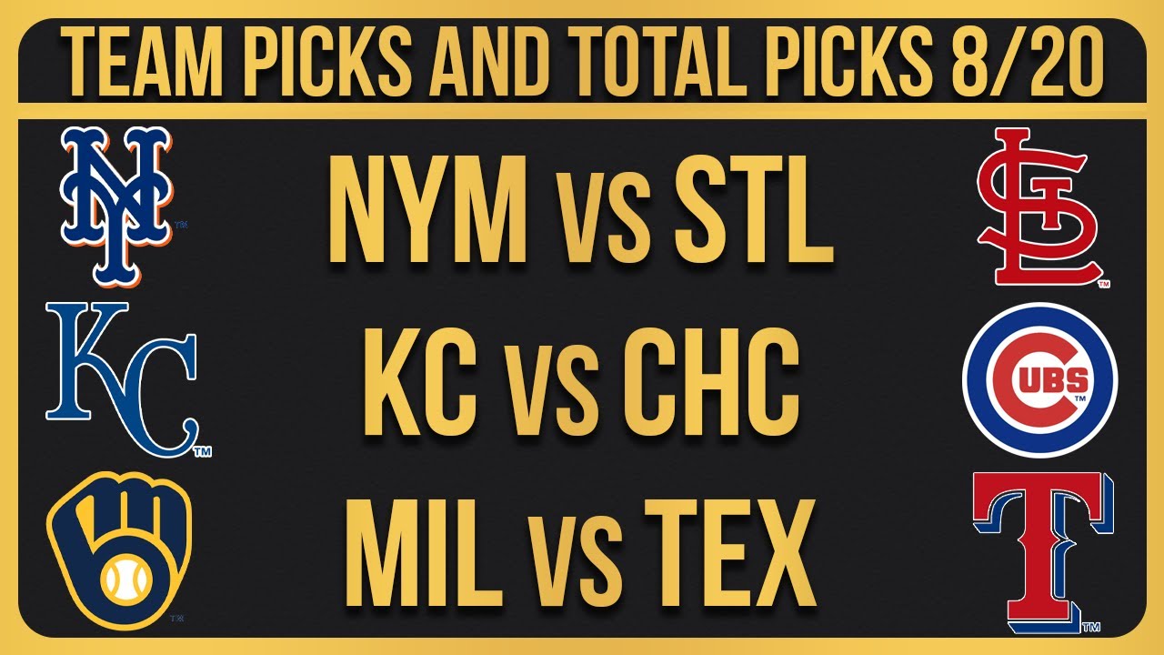 FREE MLB Picks Today 8/20/23 Baseball MLB Picks and Predictions - YouTube