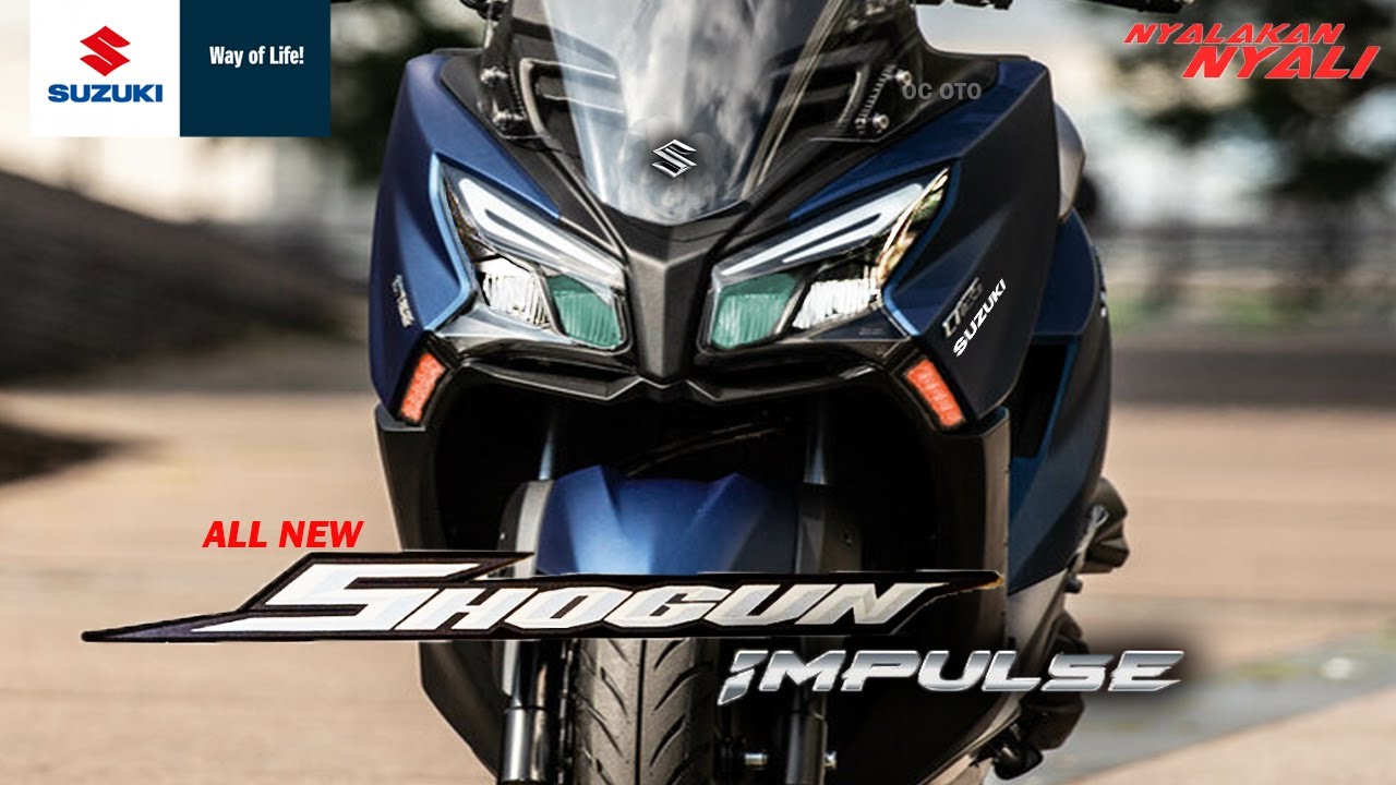 KEREN 🔥 NEW SUZUKI SHOGUN IMPULSE SKUTIK BARU UNTUK MENYERANG HONDA ...