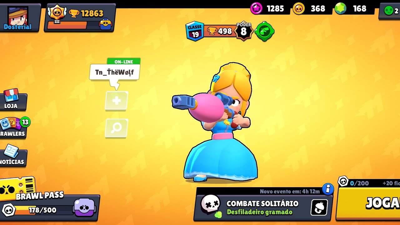 Jogando de Piper Solo no Novo Mapa (Desfiladeiro Gramado)Brawl Stars ...