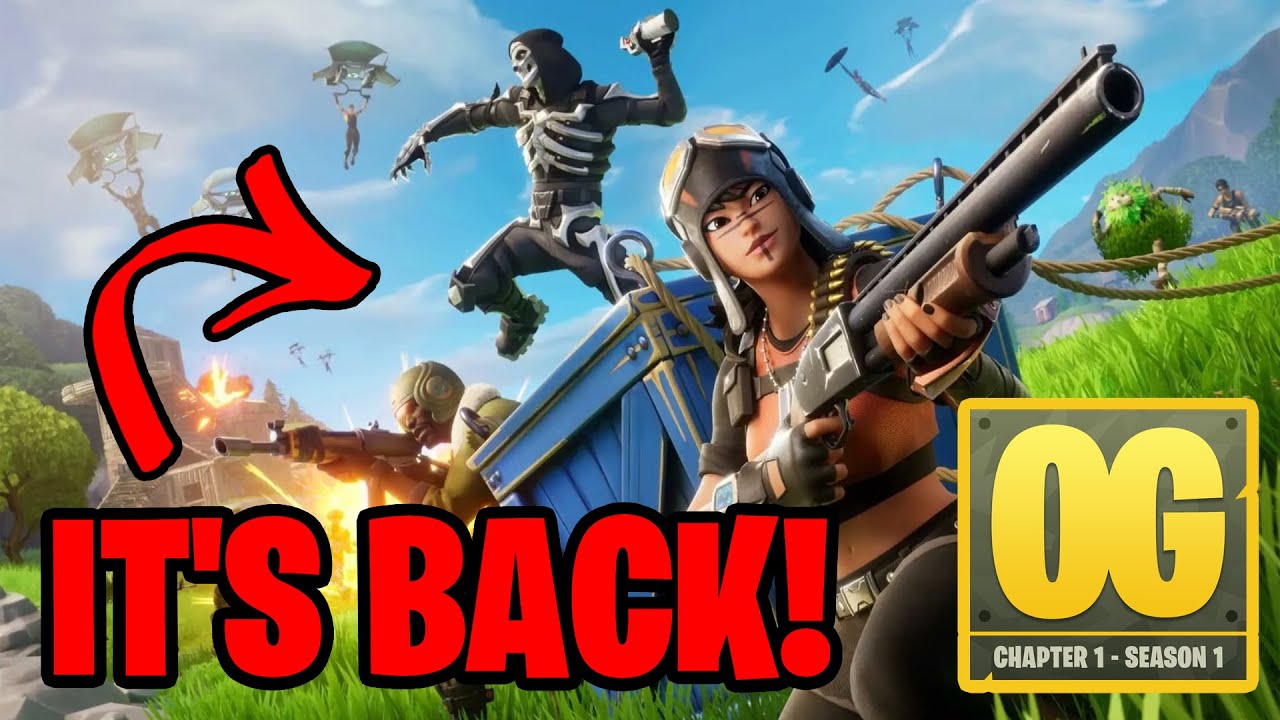 Fortnite OG is HERE! (Chapter 1 Season 1) - YouTube