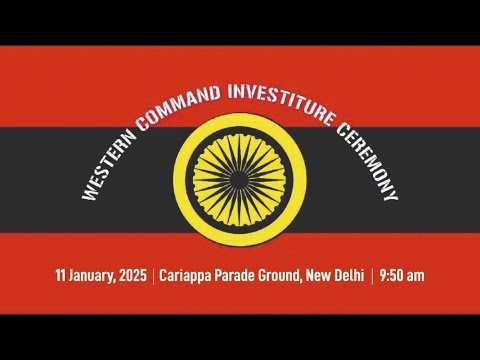 WESTERN COMMAND INVESTITURE CEREMONY | Cariappa Parade Ground | 11th ...