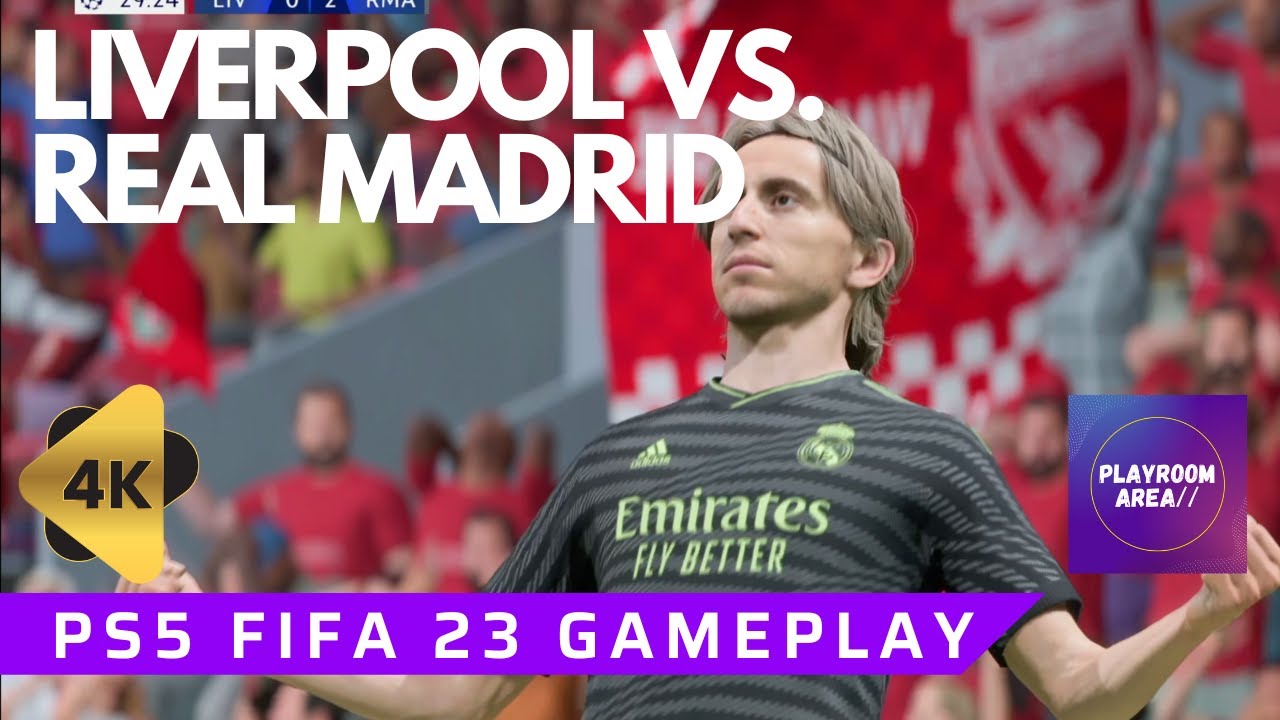 Liverpool vs Real Madrid Uefa Champions League | Fifa 23 Playstation 5 ...