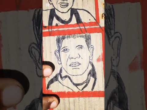 9 sabse viral memes personalities Sketches  Like aur Subscribe #cardboardart #viralmemes #sketching
