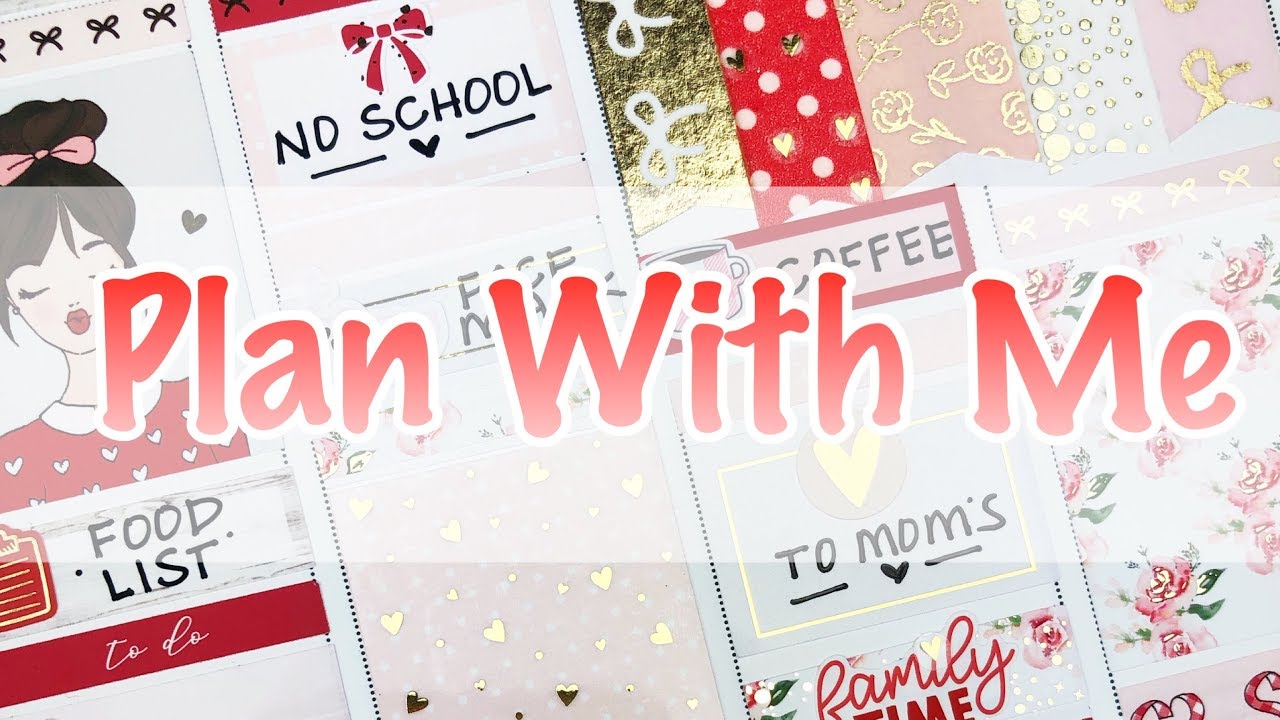 Plan With Me / February 4 - February 10 / Feat Paper Muse Crafts - YouTube