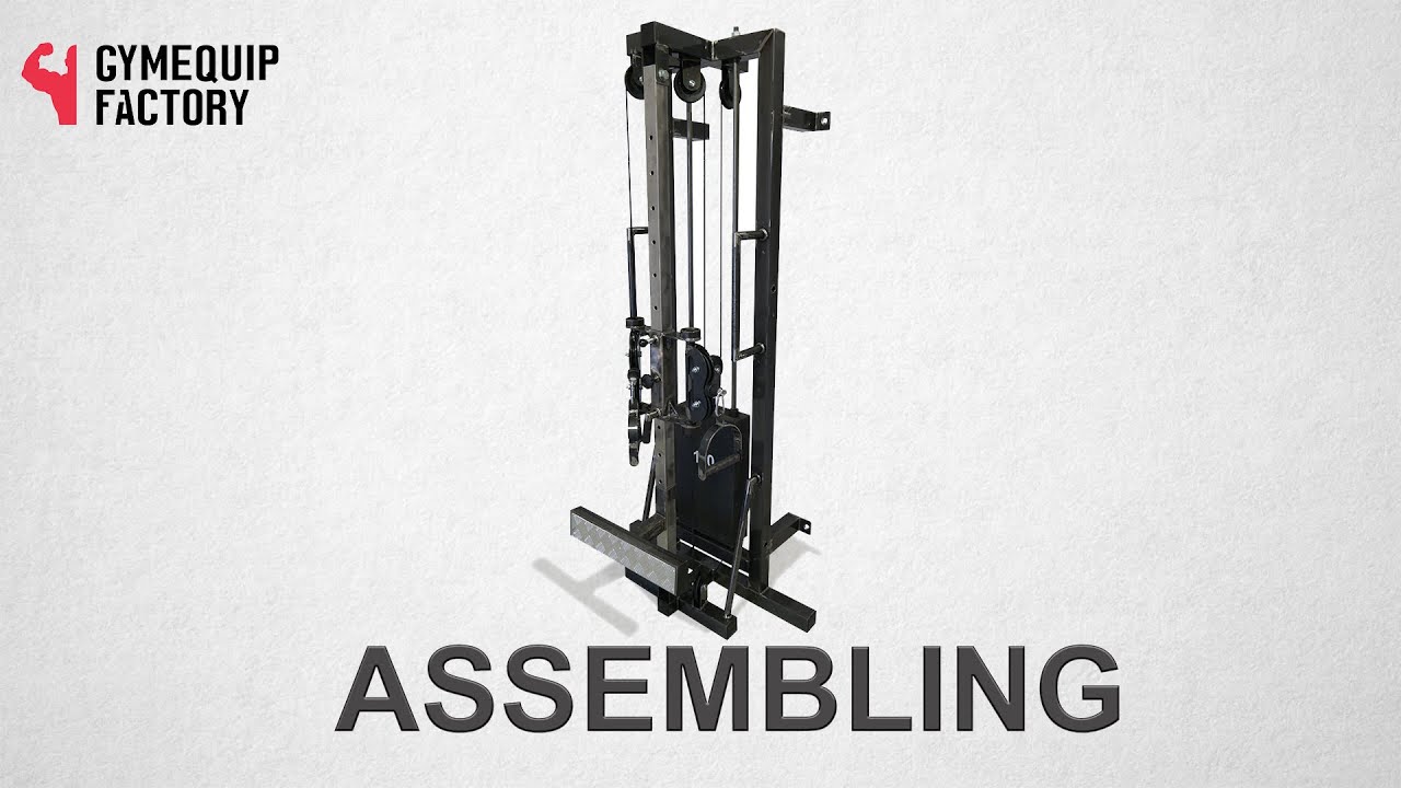 ASSEMBLING / Single Stack Adjustable Pulley /Gymfactory.eu - YouTube