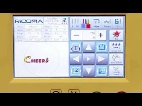 How to position your design on your RiCOMA TC Series - YouTube