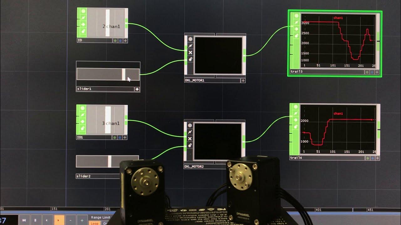 Two Dynamixel Motors Control with TouchDesigner - YouTube