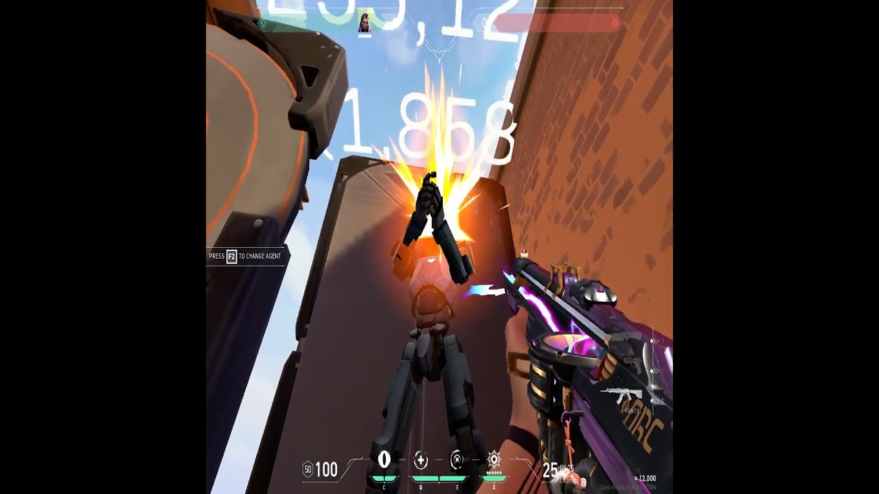 Shooting the valorant practice bot 3001 times - YouTube