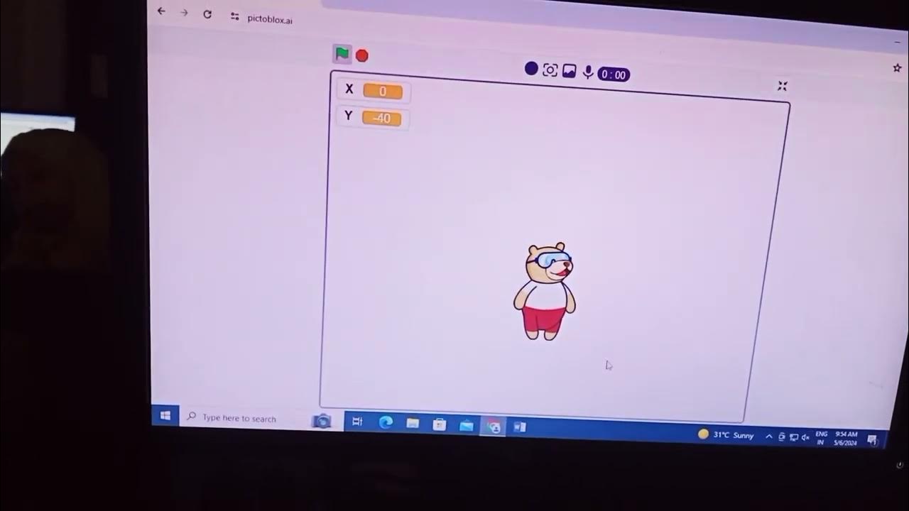pictoblox coding for X-axis Y-axis - YouTube