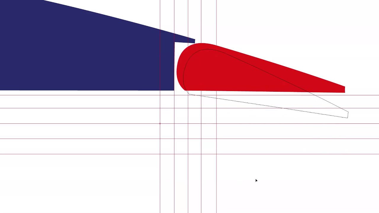 A wing flaps pivot point simulation - Simulace středu otáčení vztl ...