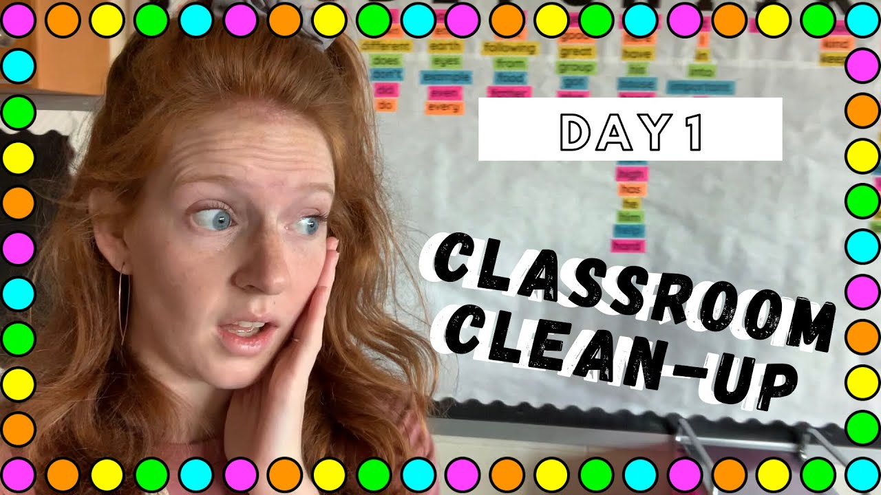 TEACHER VLOG: CLASSROOM CLEAN-UP - YouTube