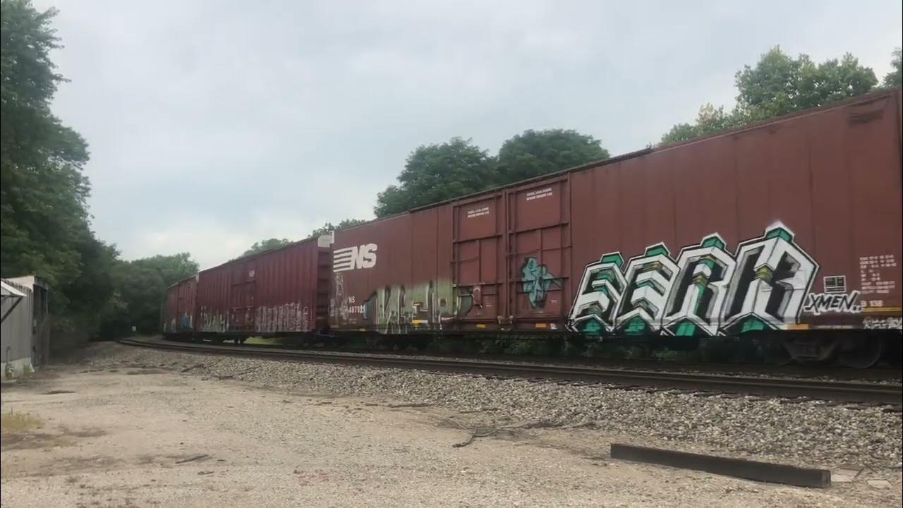 NS 18K( NS 4384, NS 4039) @ Attica, IN. - YouTube