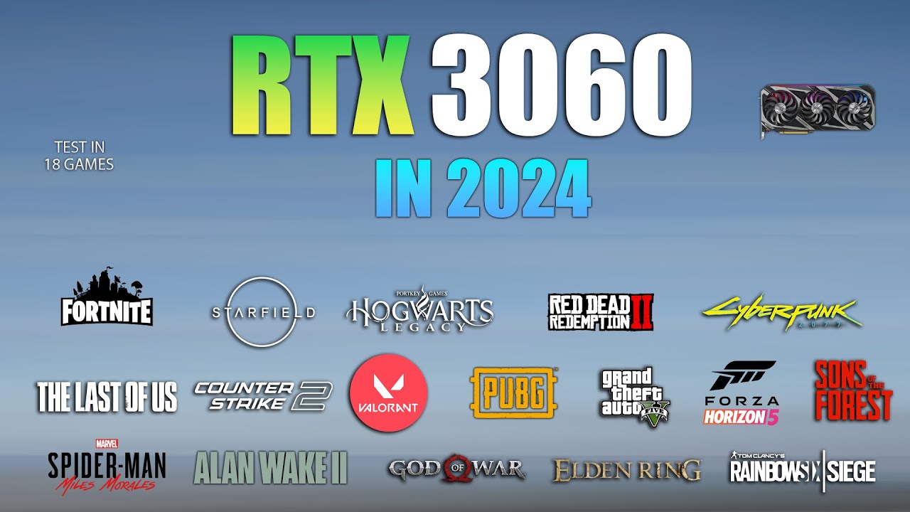 RTX 3060 : Test in 18 Games in Late 2023 - RTX 3060 Gaming Test - YouTube