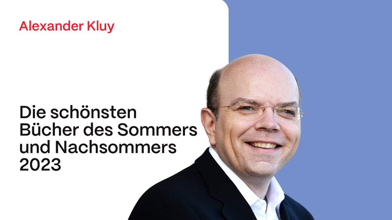 Alexander Kluy stellt seine Top-3-Bücher des Herbstes 2023 vor - YouTube