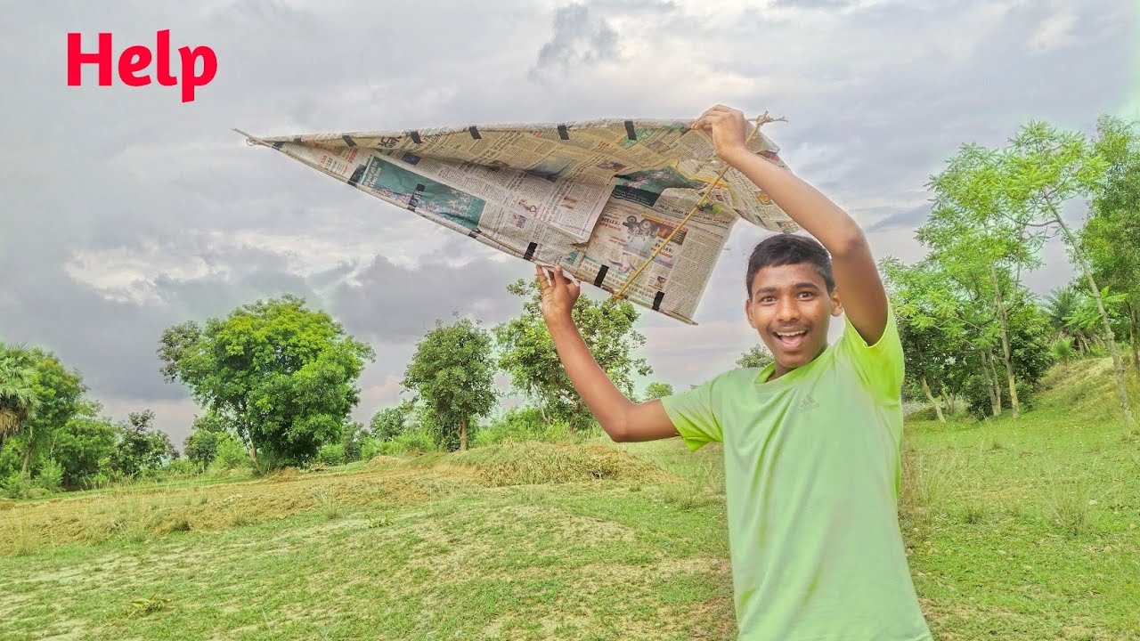 We Made Largest News Paper Airplane | Will It Fly? - YouTube
