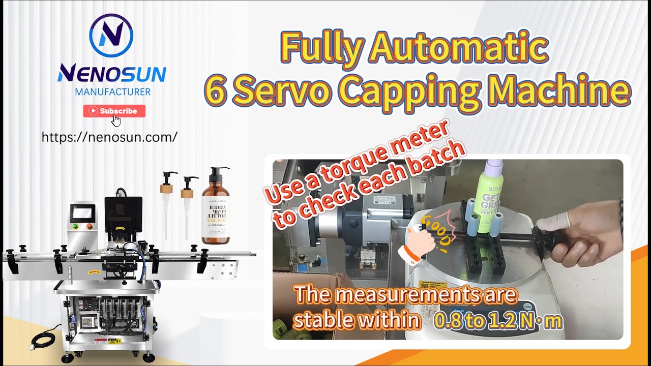 Nenosun Automatic servo filling machine gear pump #fillingmachinechina # ...