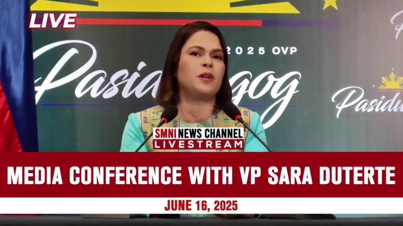 LIVE: FULL INTERVIEW Media Conference with VP Sara Duterte | June 16 ...