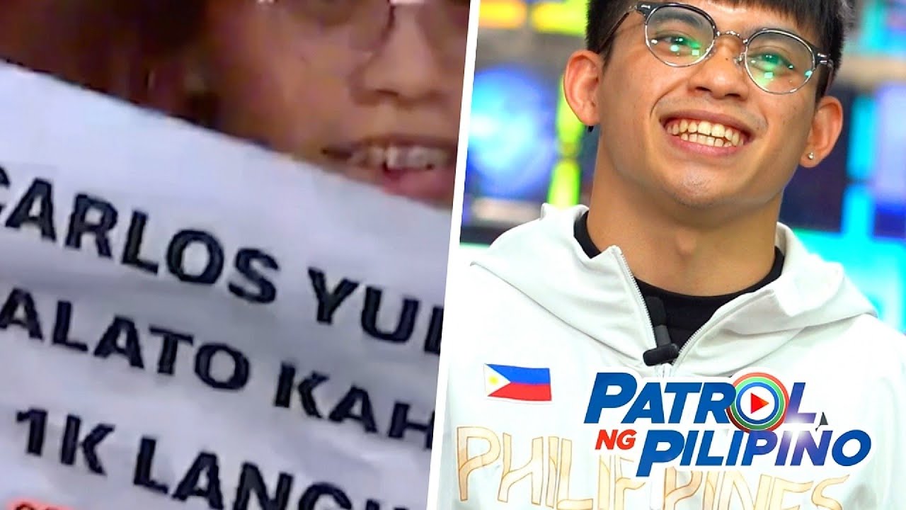 Golden Boy Carlos Yulo reacts to memes | Patrol ng Pilipino - YouTube