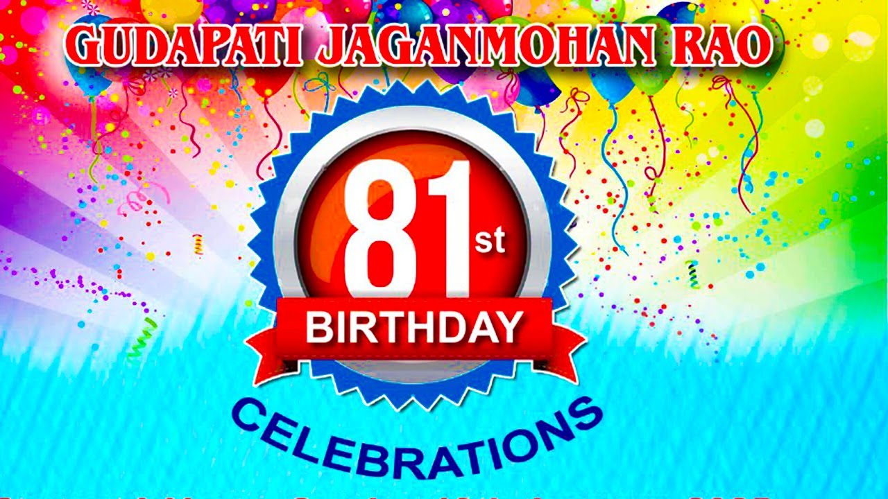 81 th Birthday - YouTube