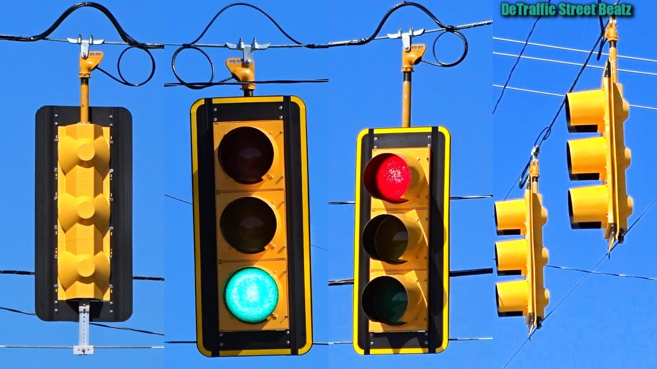 New LED Traffic Lights Upgrade | Linwood & Glendale - YouTube