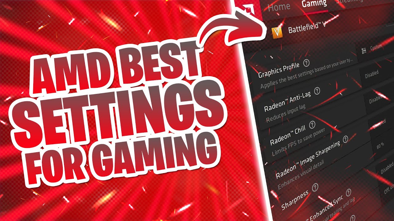 🔧AMD RADEON BEST SETTINGS GUIDE 🔥 HOW TO OPTIMIZE AMD FOR GAMING| | FIX ...