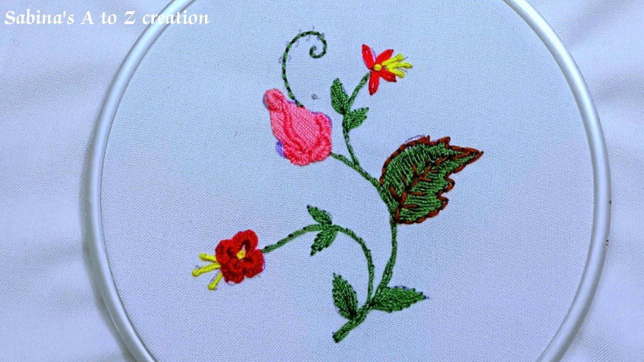 All Over hand embroidery | New hand embroidery | Exclusive hand ...