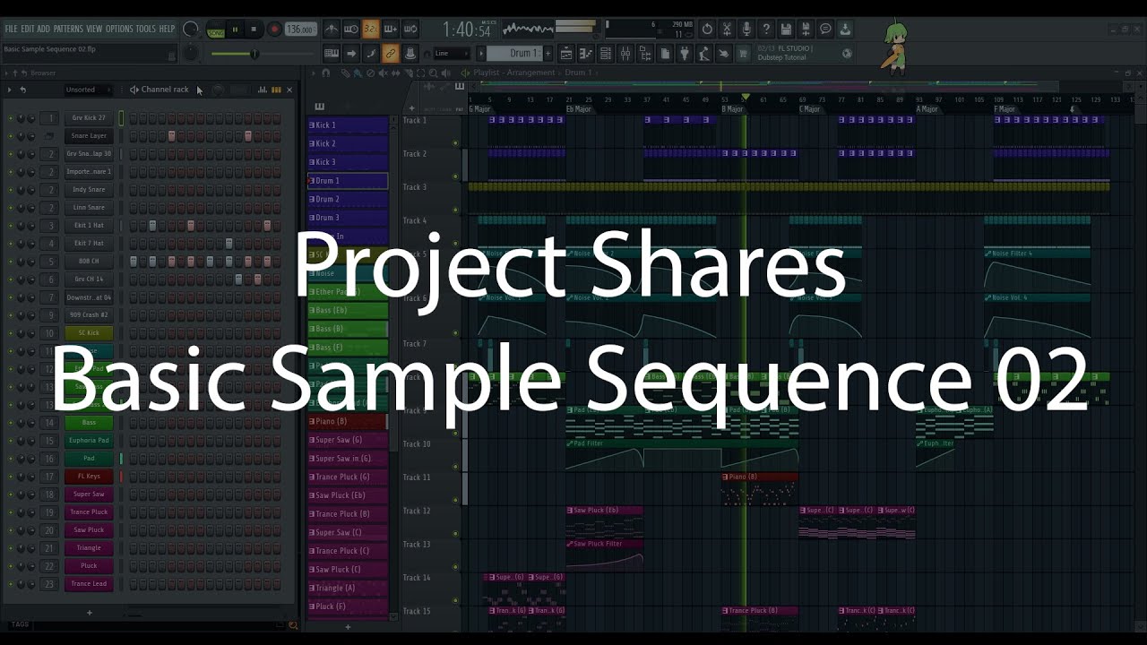 Project Shares - Basic Sample Sequence 02 - YouTube