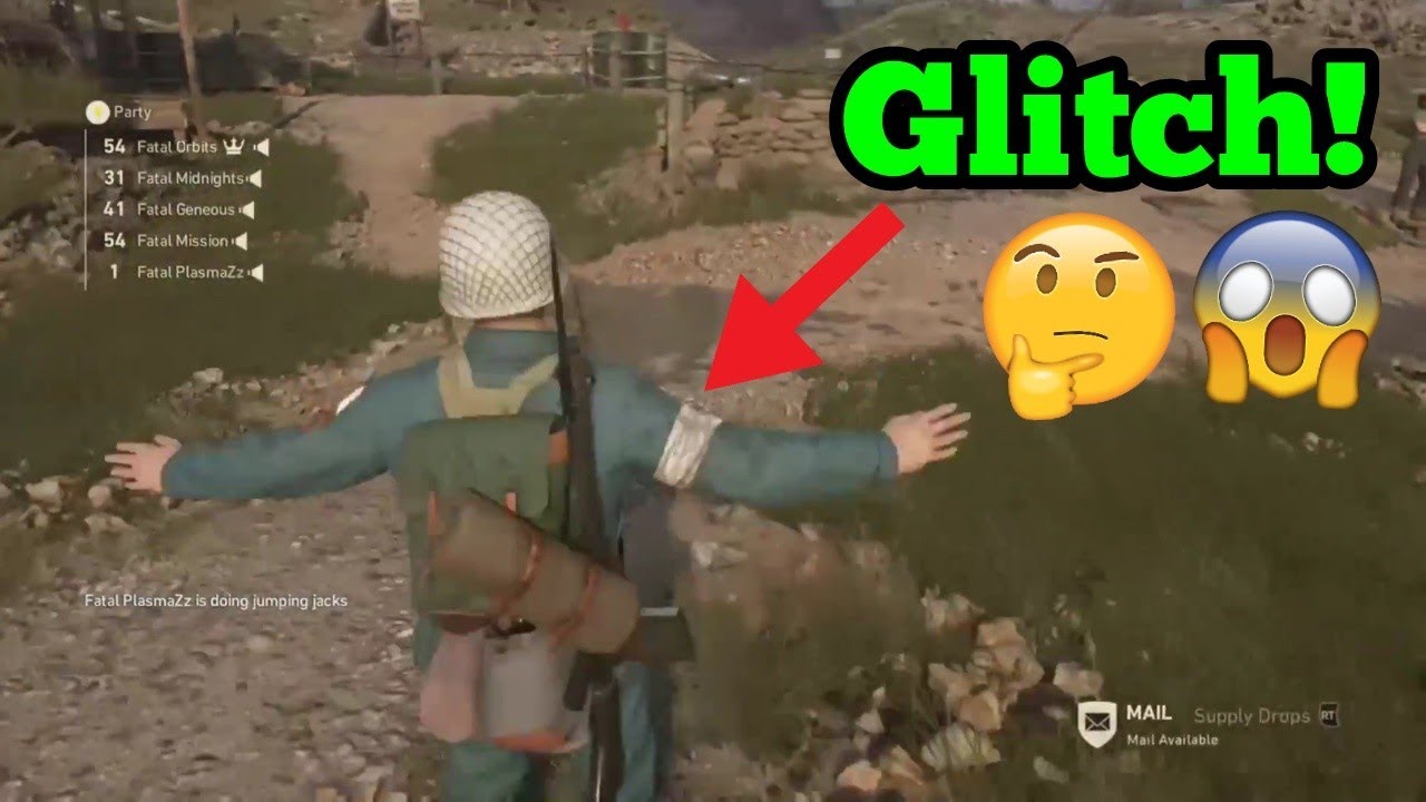 Call Of Duty WW2 Emote Glitch - Sitting Down Glitch + Jumping Jacks ...