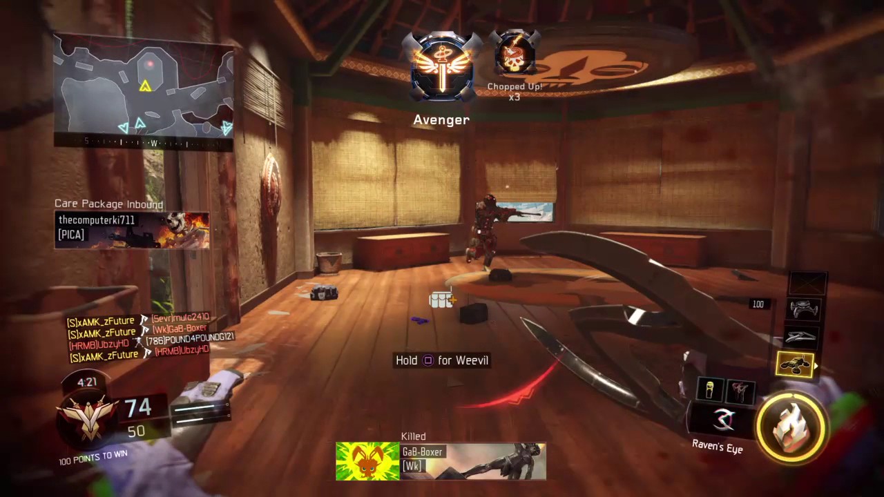 Split quad feed - YouTube