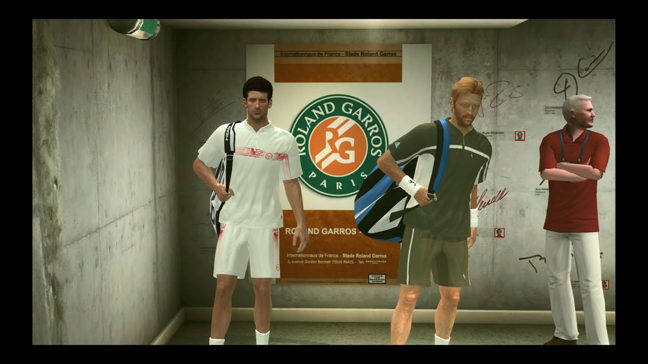 Top Spin 4 Incredible point between Novak Djokovic and Boris Becker at ...